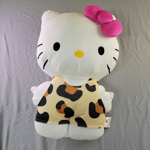Sanrio | Toys | Hello Kitty Jungle Leopard Print Stuffed Plush Pillow ...